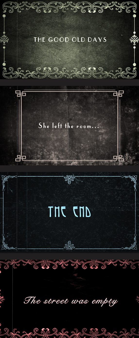 Old Movie Card | Luca Visual FX